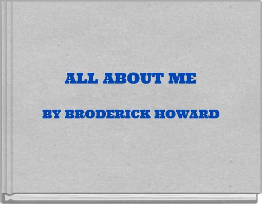 "ALL ABOUT ME" - Free stories online. Create books for kids | StoryJumper