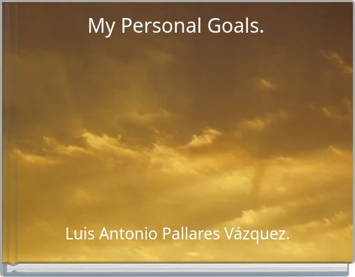 "My Personal Goals." - Free stories online. Create books for kids ...