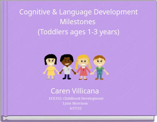 "Cognitive & Language Development Milestones (Toddlers ages 1-3 years ...