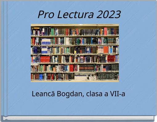 "Pro Lectura 2023" - Free stories online. Create books for kids ...