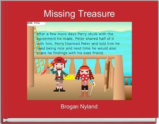 "Missing Treasure" - Free stories online. Create books for kids ...
