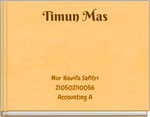 "Timun Mas" - Free stories online. Create books for kids | StoryJumper
