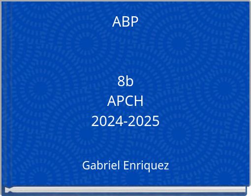 "ABP 8b APCH 2024-2025" - Free stories online. Create books for kids ...