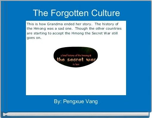 "The Forgotten Culture" - Free stories online. Create books for kids ...