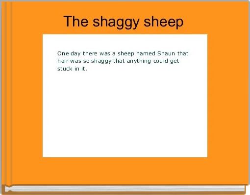 "The shaggy sheep" - Free stories online. Create books for kids ...
