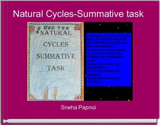 "Natural Cycles-Summative task" - Free stories online. Create books for ...