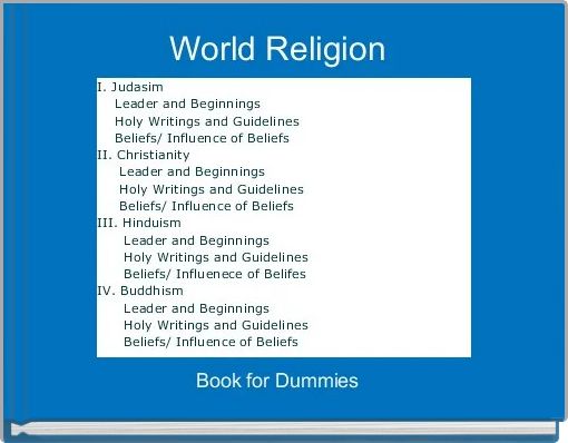 "World Religion" - Free stories online. Create books for kids | StoryJumper