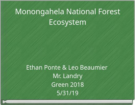 "Monongahela National Forest Ecosystem" - Free stories online. Create ...