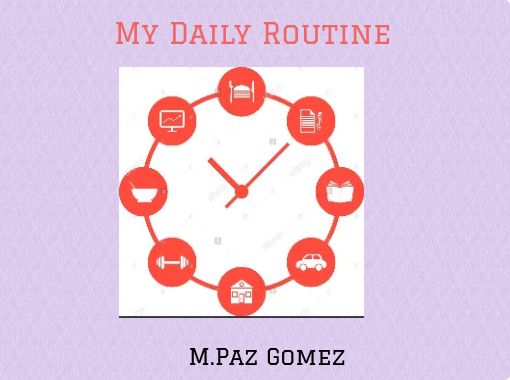 "My Daily Routine" - Free stories online. Create books for kids ...