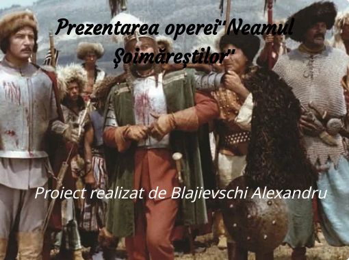 "Prezentarea operei“Neamul Șoimăreștilor”" - Free stories online ...